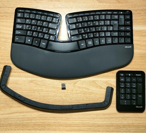 Microsoft Wireless Sculpt Ergonomic Keyboard Ten Key Pad Port 5KV-00006 ...