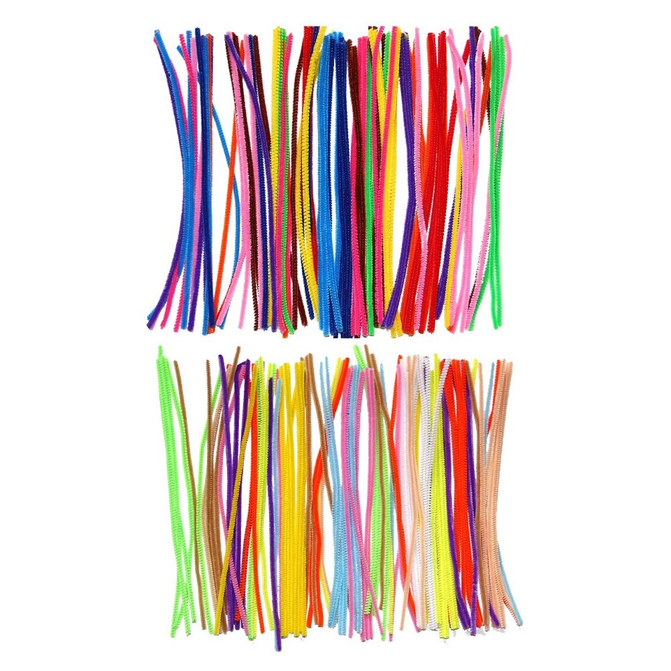 400 Pcs Handmade Toy Kit Wool Twistable Sticks Rods Kindergarten Crafts ...