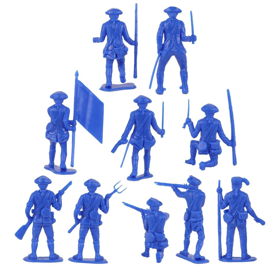 BMC Classic MPC Revolutionary War Colonial Soldiers - Plastic Army Men ...