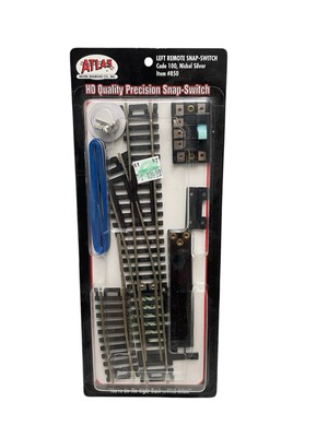 Atlas HO Scale 850 Left Remote Snap-Switch Code 100 Nickel Silver No.850 New | eBay