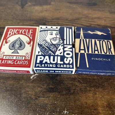 Bicycle/Paul Son/Aviator Card Playing Card Games 73854008089| eBay