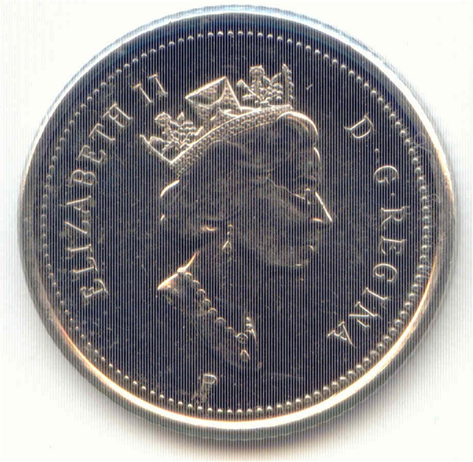 Canada 2001 P Dime Canadian 10 Cent Piece 10c Ten Cents Exact Coin ...