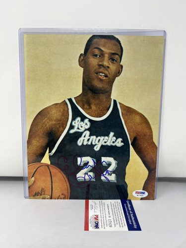 Elgin Baylor Signed 8x10 Photo W/ Toploader PSA COA | eBay