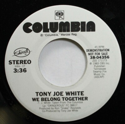 Rock Promo Nm! 45 Tony Joe White - We Belong Together / On Co | eBay UK