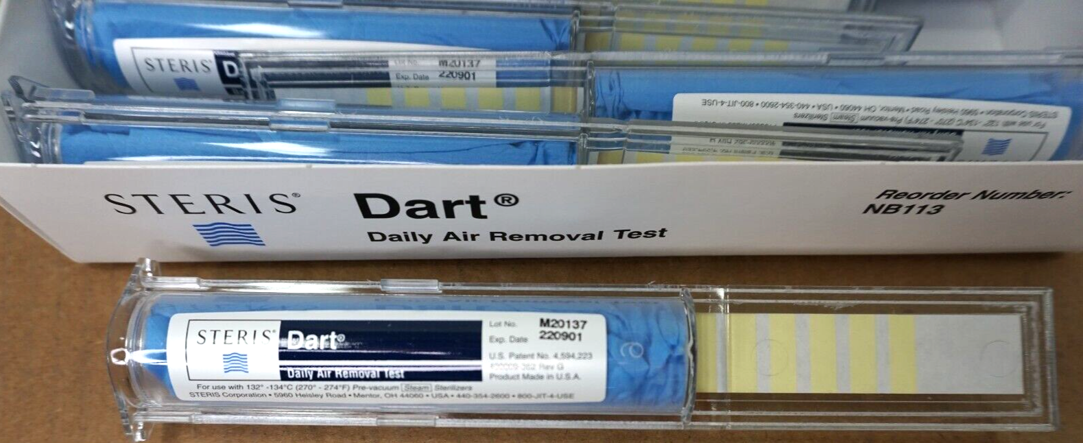 STERIS Dart Daily Air Removal Test NB113 10 Test Units | eBay