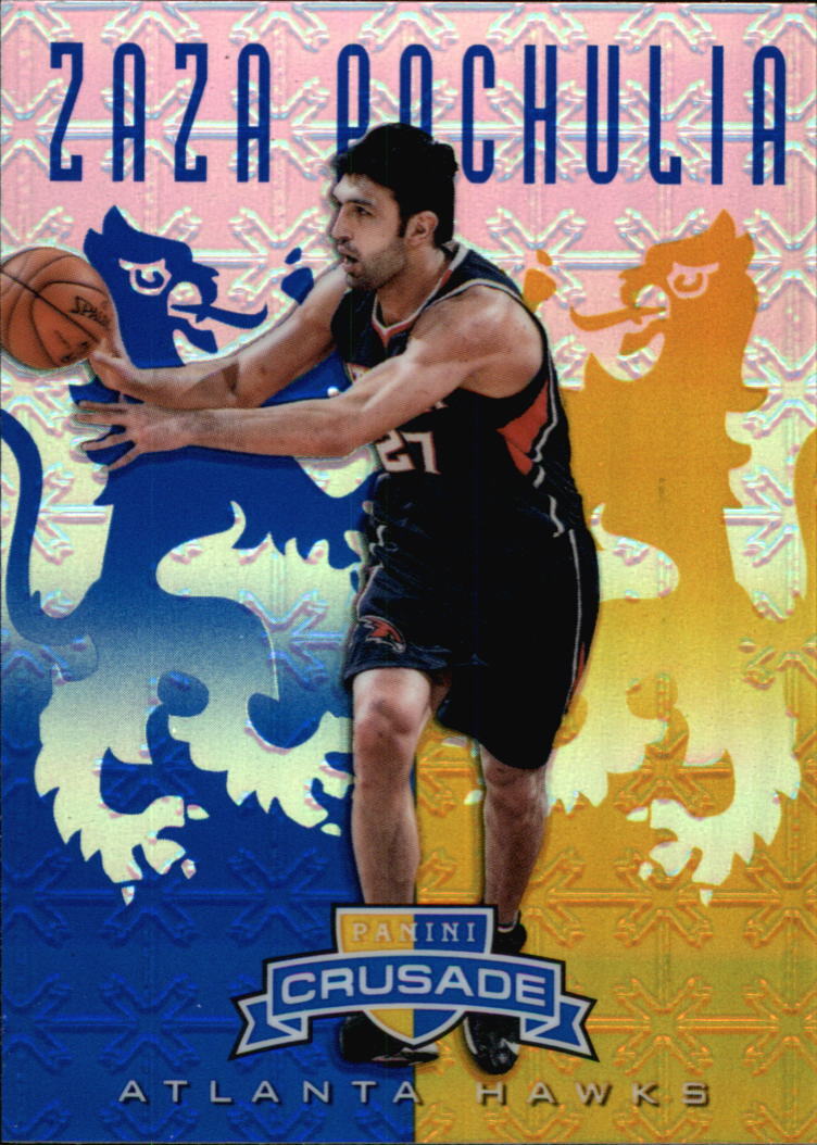 2012-13 Panini Crusade Insert Blue Hawks Basketball Card #201 Zaza ...