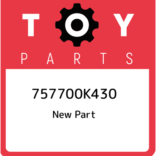 75770-0K430 Toyota Moulding assy hood 757700K430, New Genuine OEM Part ...