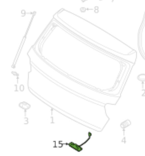 HYUNDAI OEM 20-21 Venue Lift Gate Gate Hardware-Handle 81820K3000 81820 ...