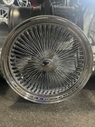 20" PLAYER CHROME WIRE WHEELS Forgiato Dayton Amani 5x4.5 9" | 1 Wheel ...