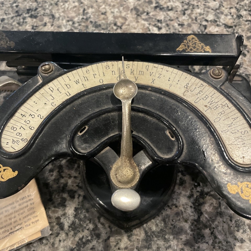 RARE ANTIQUE TYPEWRITER 1893 AMERICAN TYPEWRITER No.2 BEST OFFER | eBay