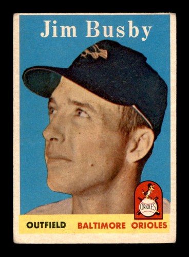 1958 Topps #28 Jim Busby VG/VGEX X3022089 | eBay
