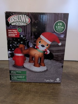 Airblown Inflatable Tinkle Tidings 4ft Light Up W/LED Lights New! | eBay