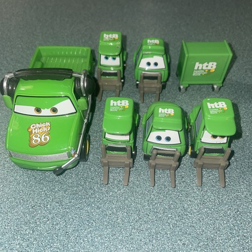Disney Pixar Cars Diecast Chick Hicks Team Crew Chief Pitty Forklift 1: ...