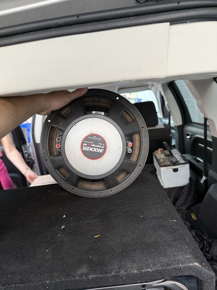 MTX 2x 12” Square Subs in Box + Kicker CompR12 | 3000W Peak Audio Lot ...