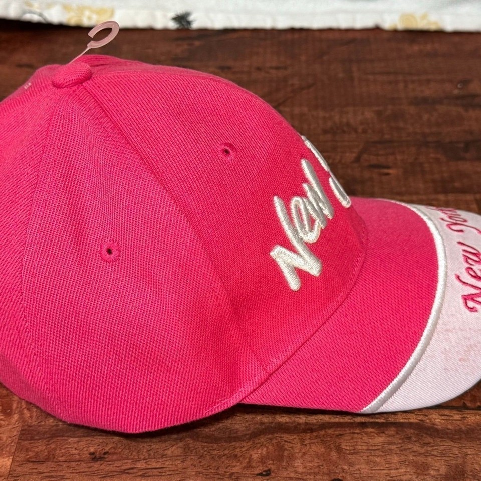 Pink New York Hat NWT Adjustable Strap | eBay