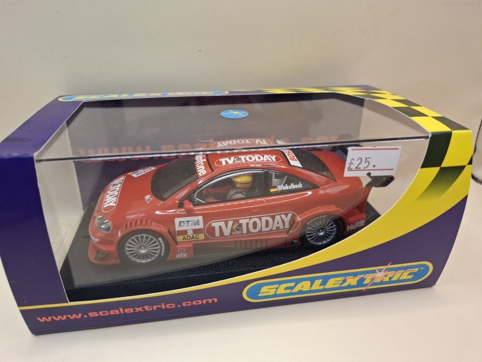 Scalextric C2475 Opel V8 Coupe TV Today Red #8 1:32 Scale Slot Car ...