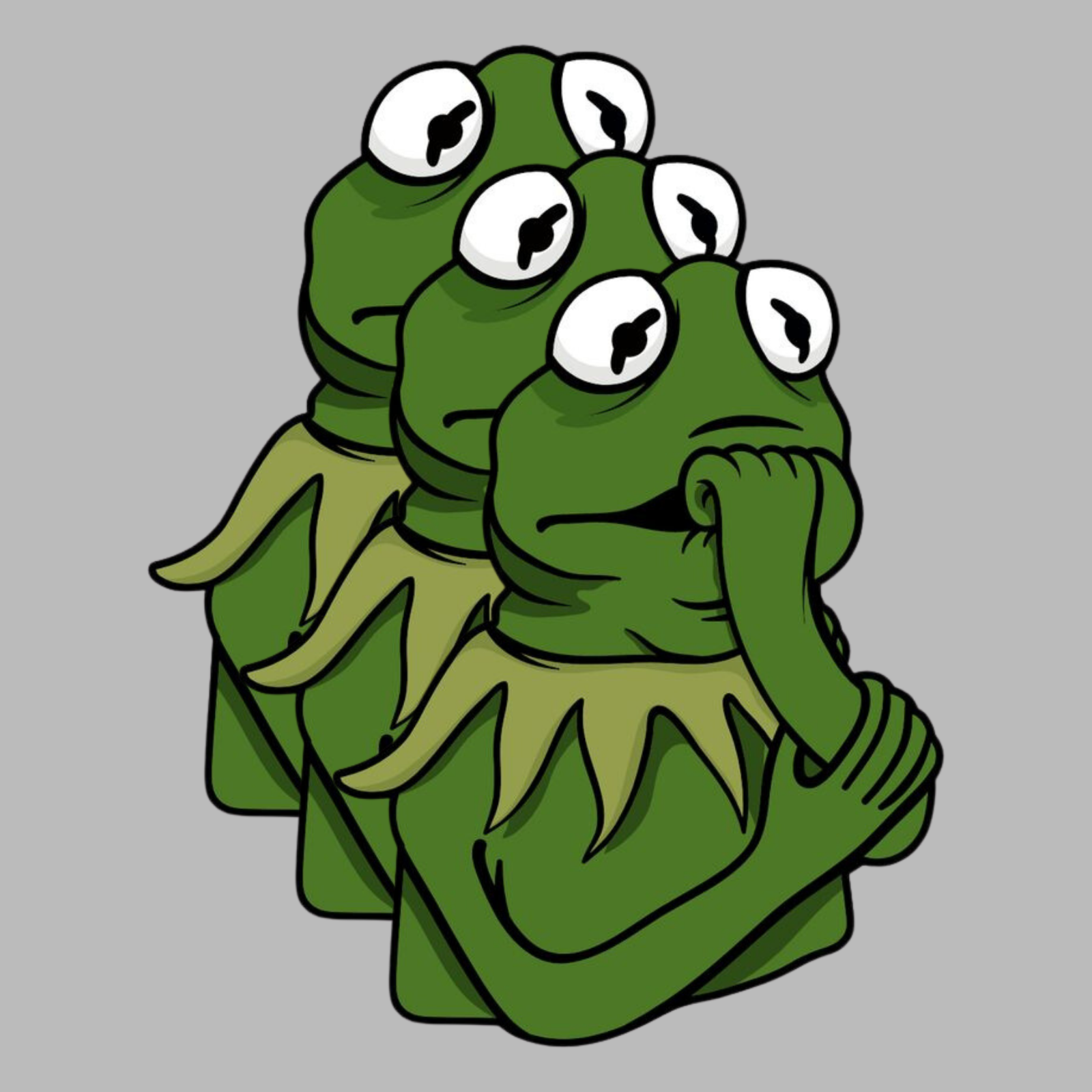 Funny Frog Meme Sticker Decal - 3 Pack | eBay