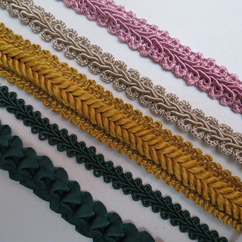 Trim Lot Bundle Assorted Pink Tan Green Rust #2931 | eBay