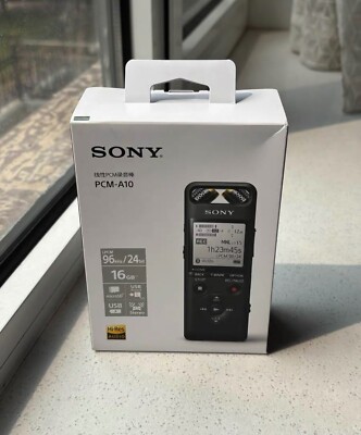 Sony PCM-A10 A10 Linear PCM Recorder With Box (New) | eBay