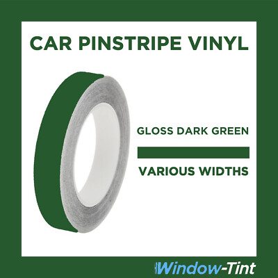 GLOSS DARK GREEN Pin Stripe Roll PinStriping Line Tape Vinyl Car ...