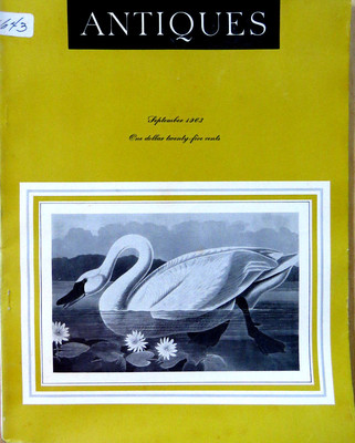 The Magazine ANTIQUES SEPT 1963 ADAM EVE BUCKS CO PRINT FEDERAL FURN ...