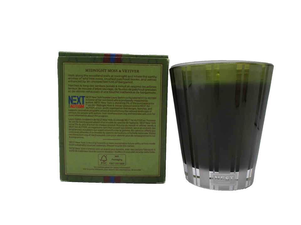 Nest Wilderness Midnight Moss & Vetiver Scented Candle ~ 8.1 oz | eBay