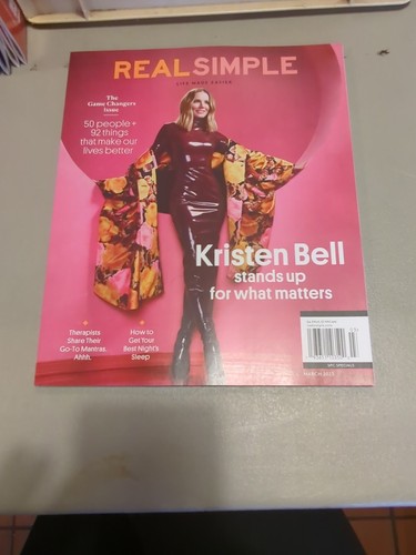 REAL SIMPLE MAGAZINE - MARCH 2023 - KRISTEN BELL - RP | eBay