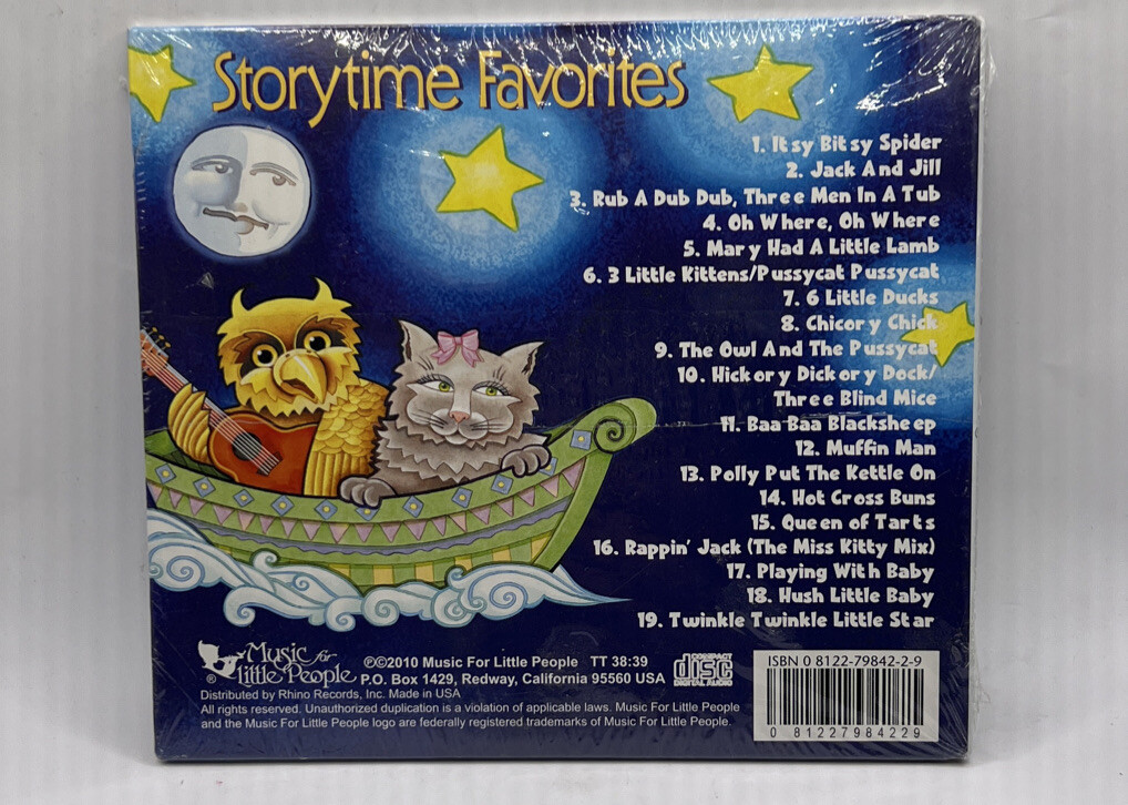 Storytime Favorites by Music for Little People Choir (CD, Jul-2000, 2 ...