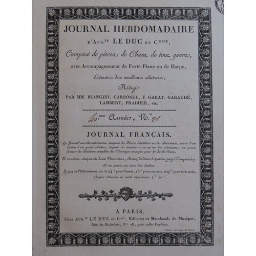 Pradher Louis Der Klein Hermitage Gesang Piano ca1810 | eBay