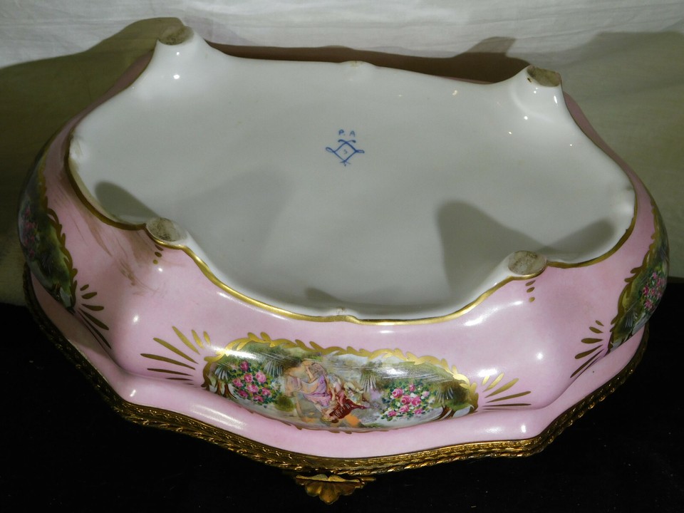 Sevres c1700 Large Decorative Hand Painted By J.Vaneu Jewelry Box | eBay