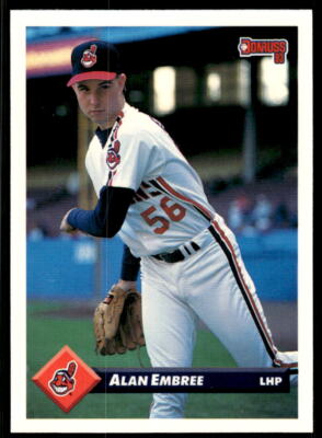 1993 Donruss 333 Alan Embree Cleveland Indians Baseball Card | eBay