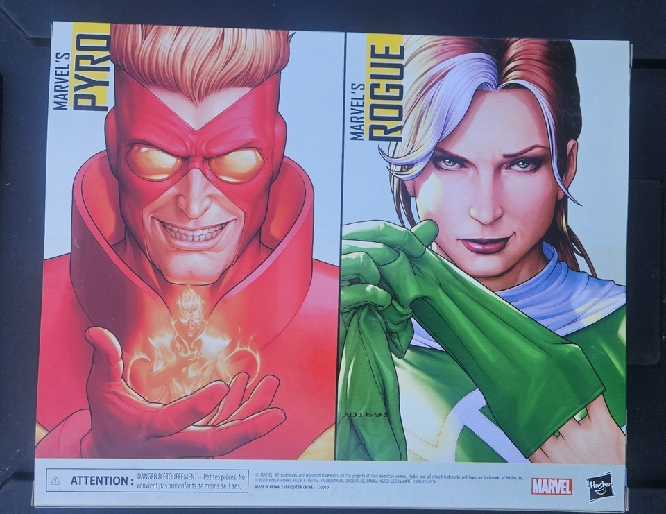 Hasbro Marvel Legends Series Marvel’s Rogue and Pyro 6" Action Figure X ...
