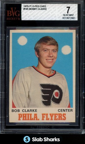 1970 O-PEE-CHEE OPC BOBBY CLARKE #195 ROOKIE RC HOF BVG 7 | eBay