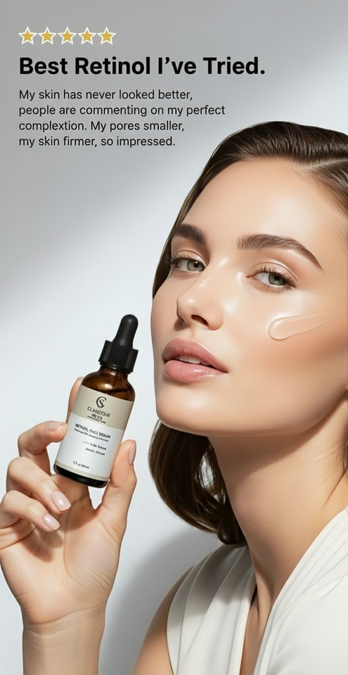 Advanced Retinol 0.8% Serum with 8 Peptides & Hyaluronic Acid - Anti ...