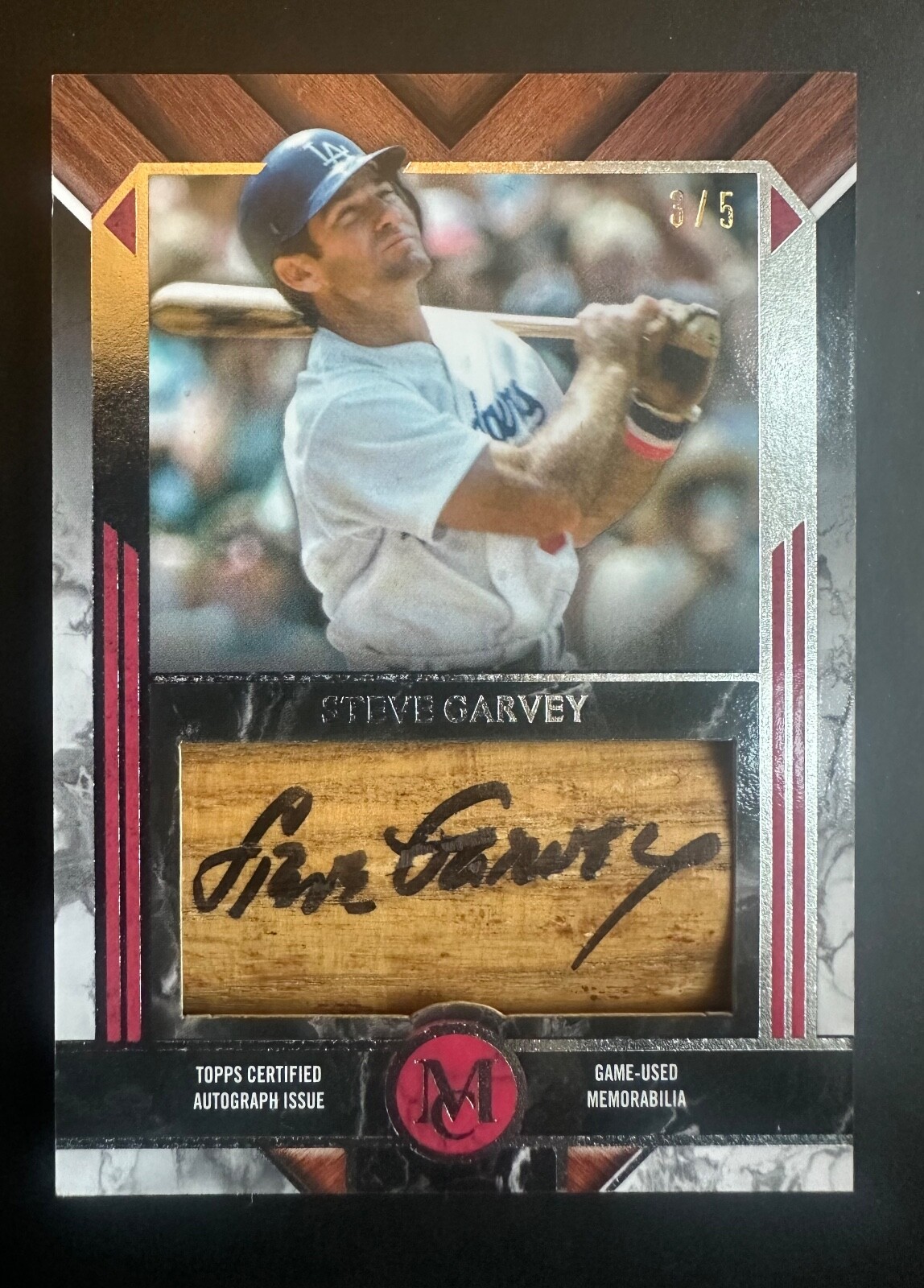 2022 Topps Museum Collection - Jumbo Lumber Bat Autographs Steve Garvey ...