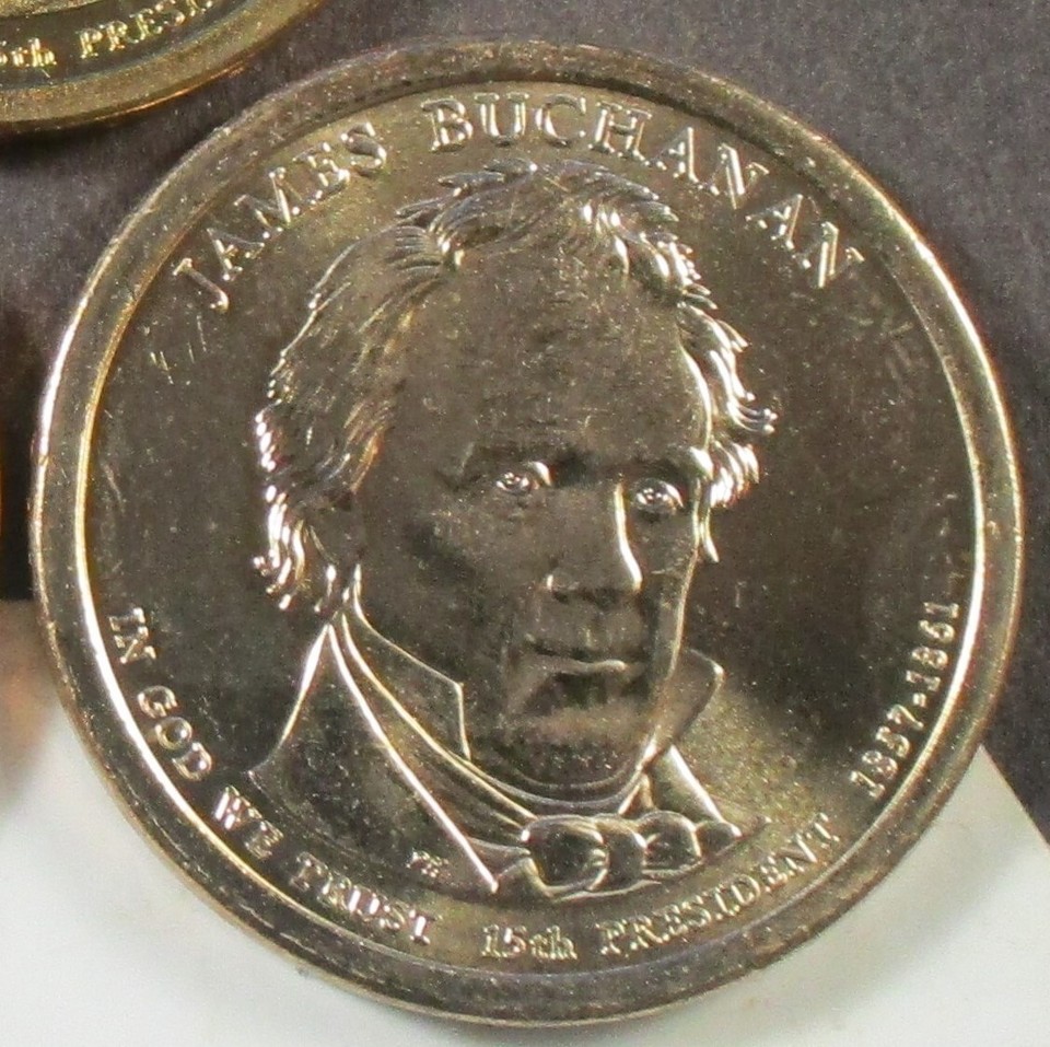 2010 P James Buchanan Presidential Dollar From Mint Roll | eBay
