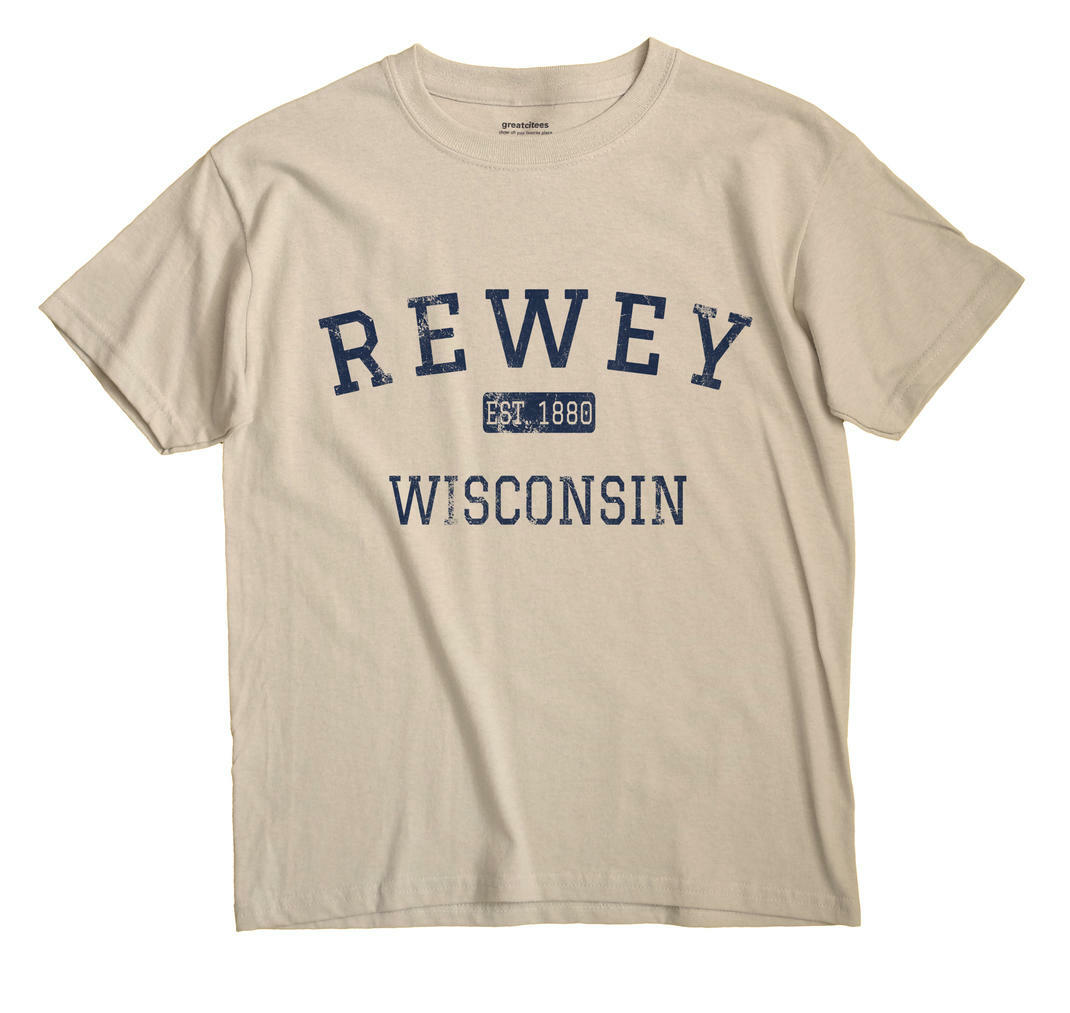 Rewey Wisconsin WI T-Shirt EST | eBay