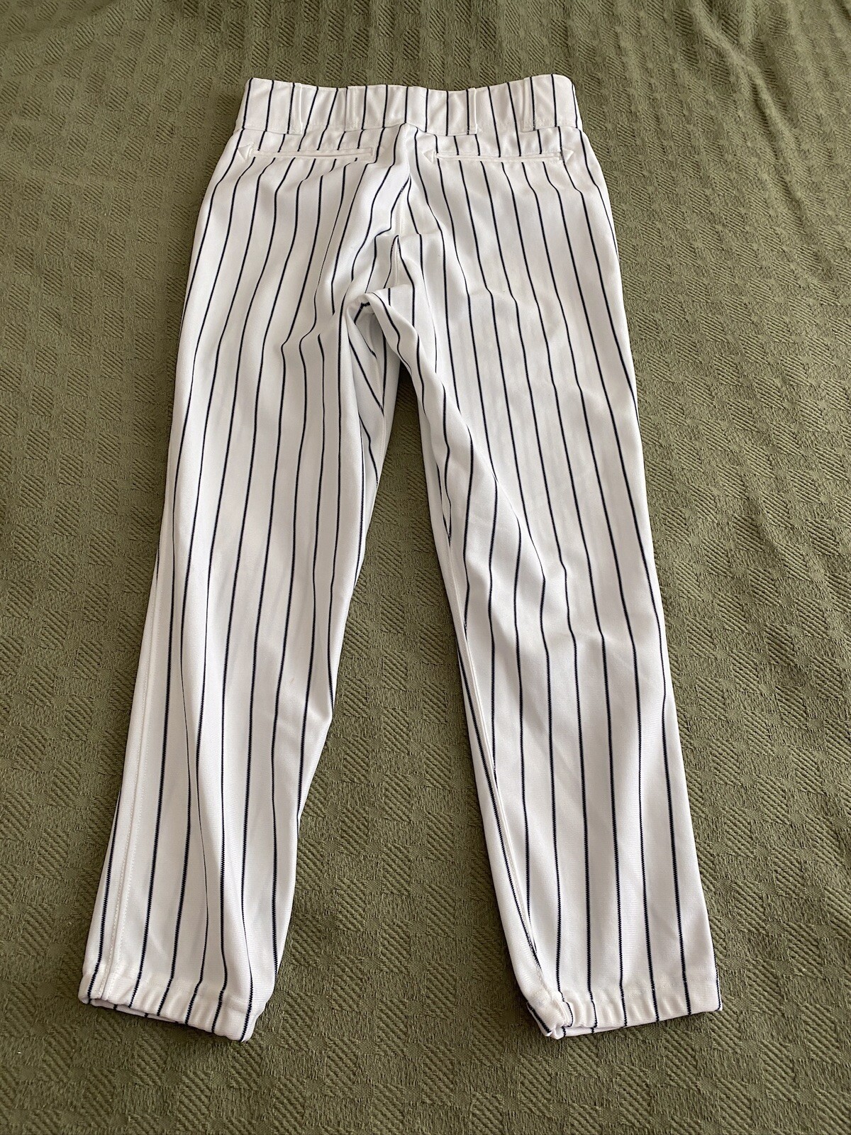 Rawlings Navy Pinstripe 1995 Game Worn Pro MLB Baseball Pants USA 34 ...