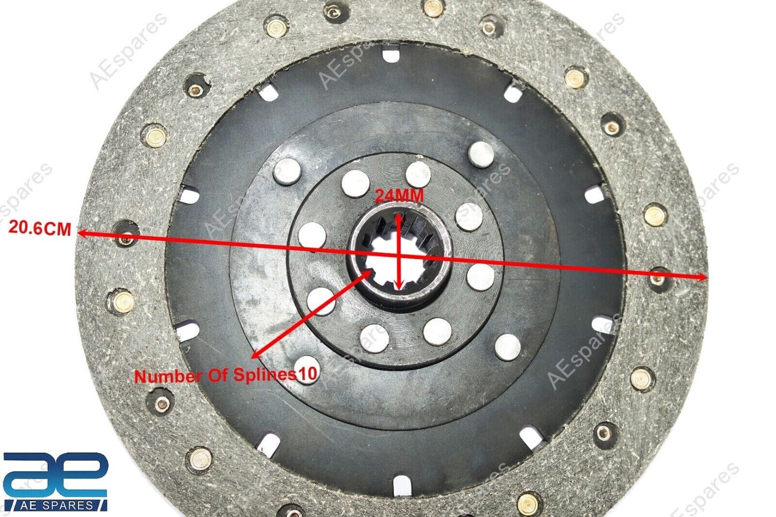 Clutch Driven Plate 10 Splines For Ambassador Car AEs | eBay