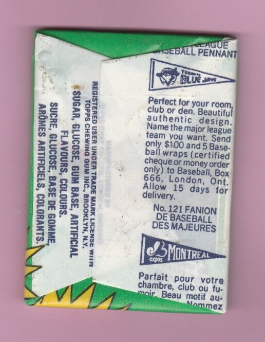 1981 OPC Baseball Pack( Henderson's 1st OPC Year) | eBay