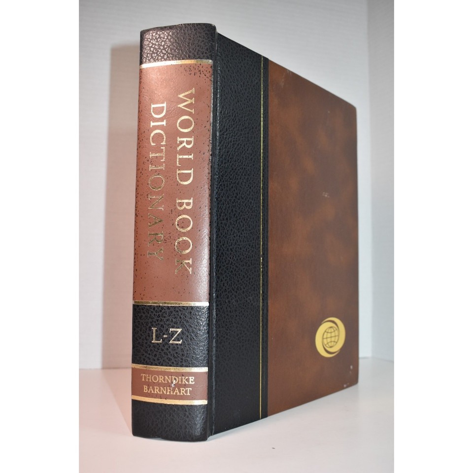 World Book Dictionary 1976 A-Z Thorndike-Barnhart Hardcover Set of 2 ...
