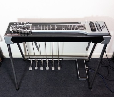 FUZZY 10 String Pedal Steel Guitar 6 Pedals w/ Hard Case & Volume Pedal ...
