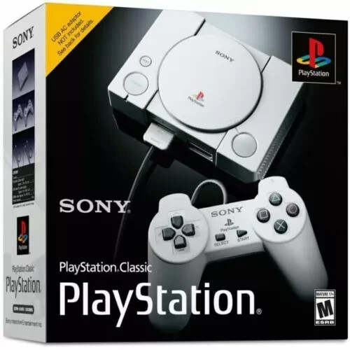 New Sony PlayStation Classic Console with 20 PlayStation Games Pre ...