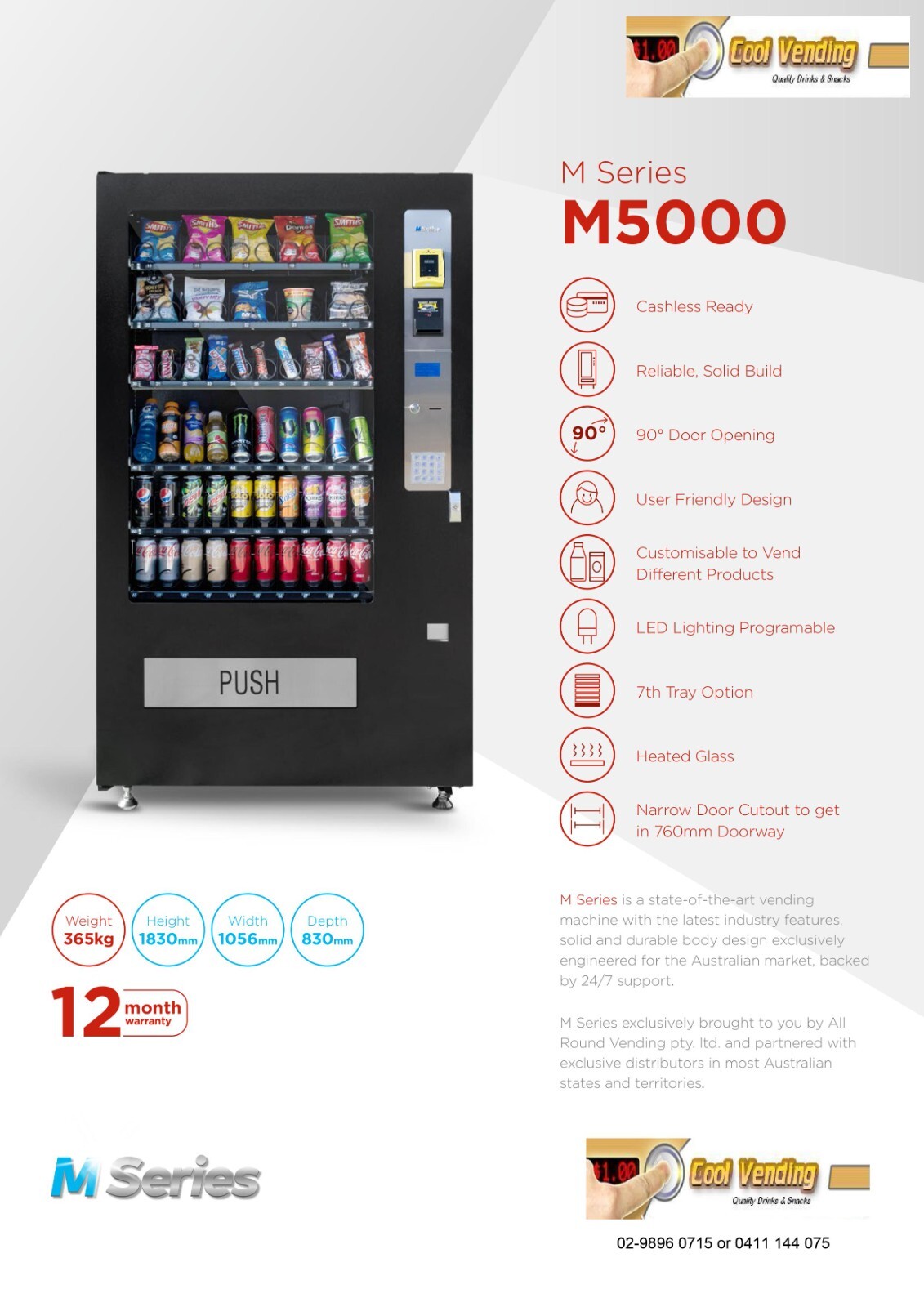 New X-Large (M5000) Combo with Card Reader Stainless steel exterior ...