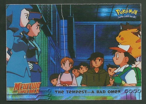 Topps Pokemon Mewtwo Strikes Back Trading Card #15 The Tempest Foil ...
