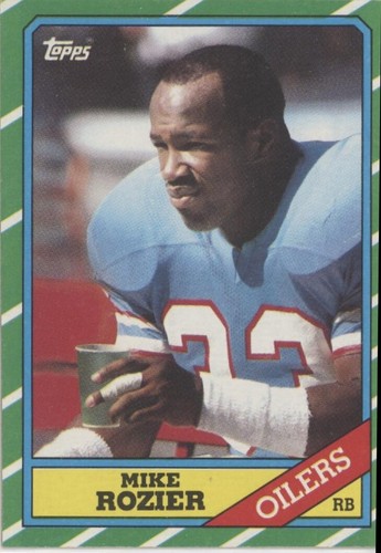 1986 Topps #351 Mike Rozier Houston Oilers Rookie | eBay
