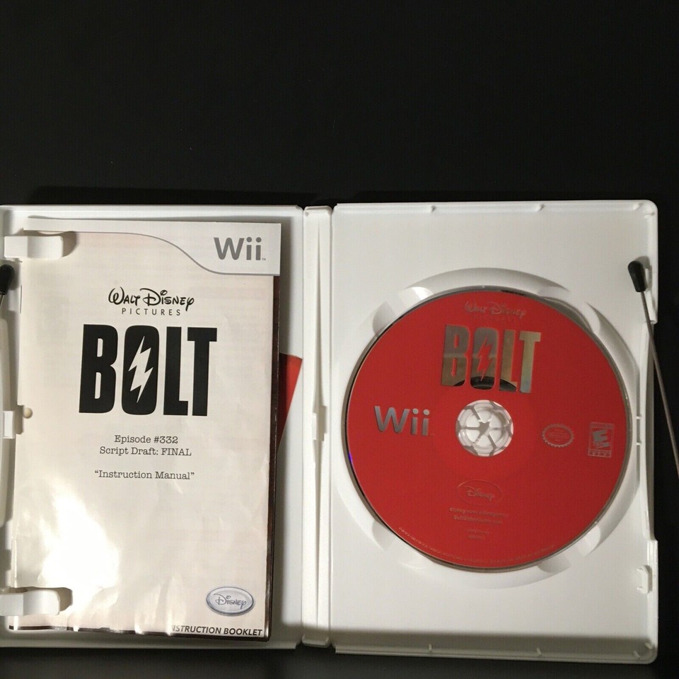Bolt (Nintendo Wii, 2008) complete in box Disney 712725005221| eBay