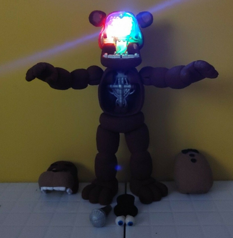 mexican ANIMATRONIC FREDDY FAZBEAR action figure 8" FNAF five nights at ...