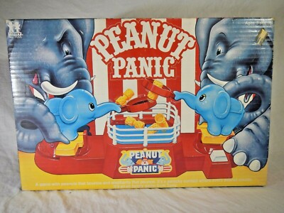 Vintage Peanut Panic Game Original Box Instructions 1979 Elephants | eBay
