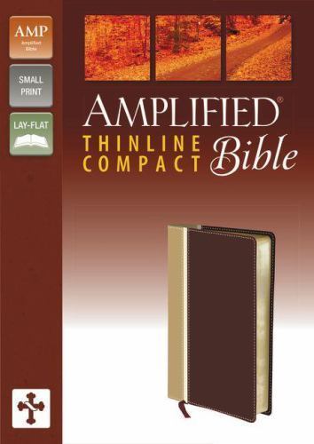 Amplified Thinline Bible Compact by Zondervan Staff (2014, Imitation ...